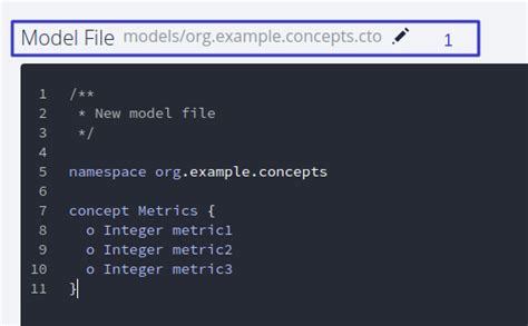 Hyperledger Composer Modeling Language How To Import Concepts Into