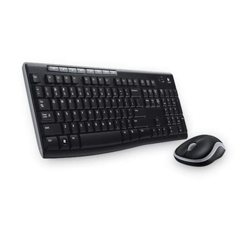 Logitech Keyboard Mouse Logitech Wireless Combo Mk270r Black