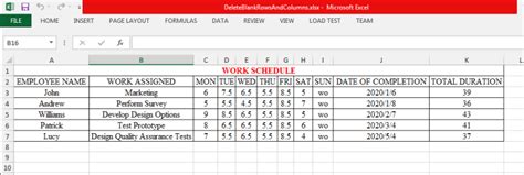 Delete Blank Rows And Columns In Excel In Java Manipulating Office