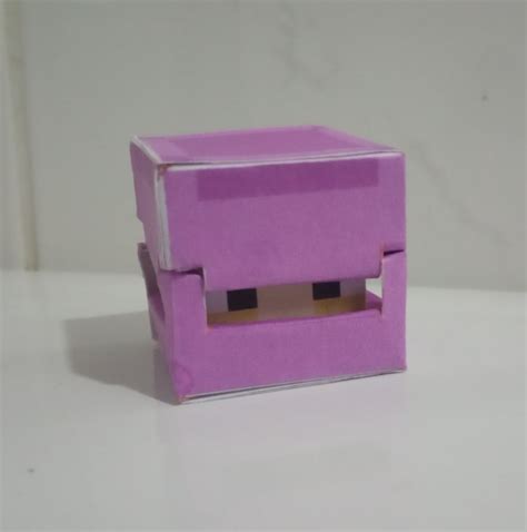 Simple Shulker Pixel Papercraft
