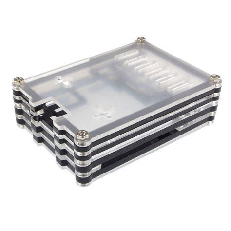 Acrylic Case For Raspberry Pi 5 Black Kamami On Line Store