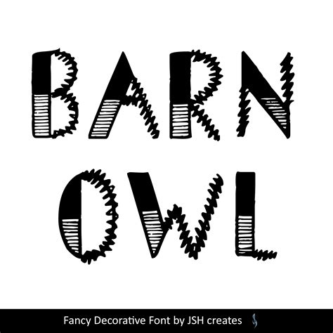 Barn Owl Font