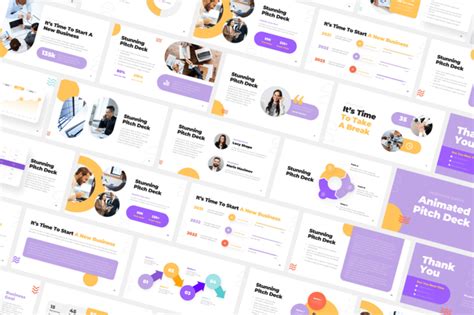 pitch deck animated presentation incl animated and deck envato