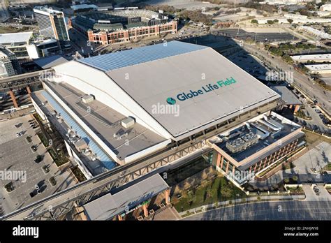 A General Overall Aerial View Of Globe Life Field Retractable Roof