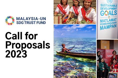 Malaysia Un Sdg Trust Fund Announces First Call For Proposals Offering