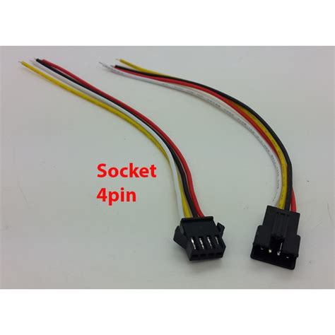 Jual Socket Kabel 4 Pin Male Female 15cm Shopee Indonesia