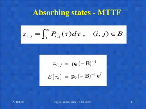 Ppt Dependability And Maintainability Theory And Methods 5 Markov