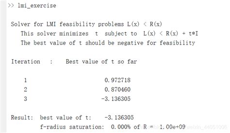 matlab lmi工具箱使用学习2（lmi求解） feasp函数matlab csdn博客