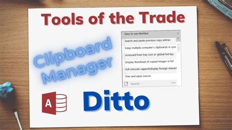 Ditto My Newest Favorite Micro Productivity Tool