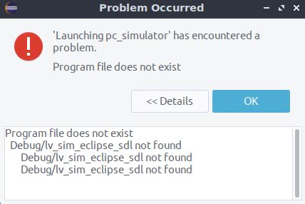 Launching Pc Simulator Has Encountered A Problem Program File Does Not Exist Bugs Forum