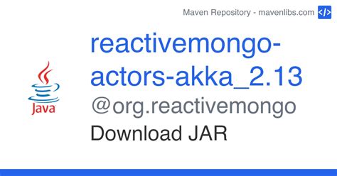Download Reactivemongo Actors Akka213jar Orgreactivemongo