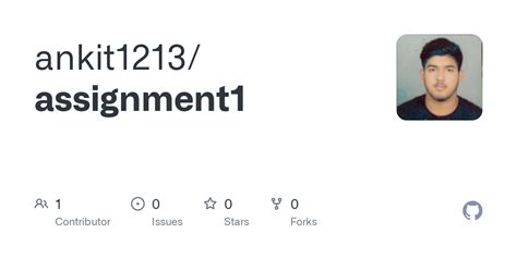 Github Ankit1213assignment1