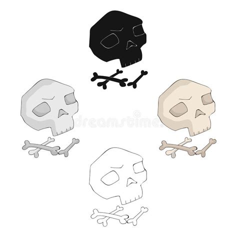 Prehistoric Bones Icon Cartoon Stock Illustrations 151 Prehistoric