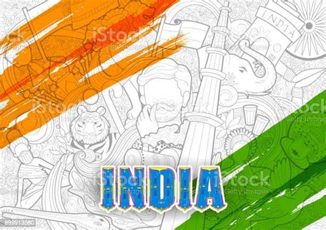 인도 함께 삼 색 배너 플래그 26 1 월 인도의 행복 한 공화국의 날 0명에 대한 스톡 벡터 아트 및 기타 이미지 0명 Republic Day 디자인 Istock