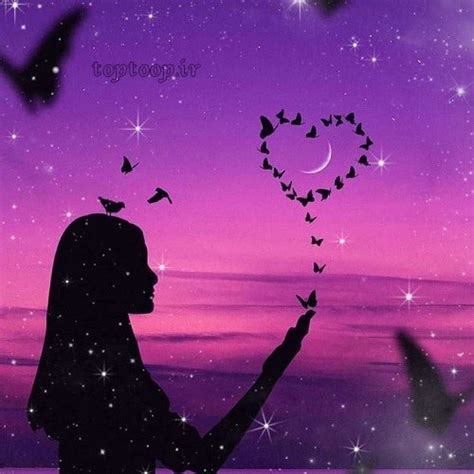 عکس پروفایل دخترونه بنفش بدون متن کیوت و زیبا تــــــــوپ تـــــــــاپ