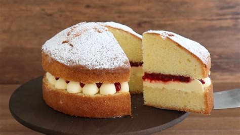 Sub빅토리아 스펀지 케이크 만들기 Victoria Sponge Cake 자도르 Youtube