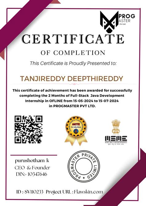 Deepthi Reddy On Linkedin Completed A 2 Month Full Stack Java