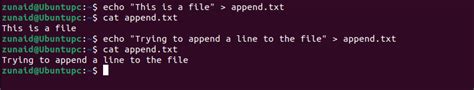 Ways To Append Text To A File On Linux