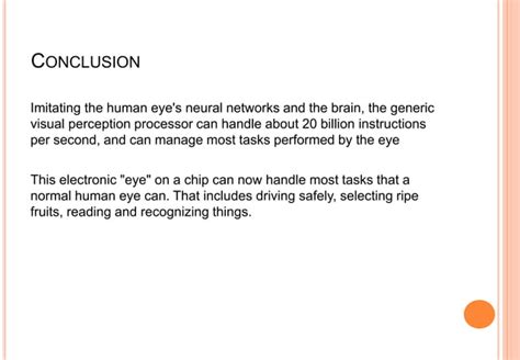 Generic Visual Perception Processor Pptx