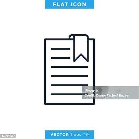북마크 아이콘 벡터 스톡 일러스트 디자인 템플릿입니다 편집 가능한 스트로크 아이콘에 대한 스톡 벡터 아트 및 기타 이미지