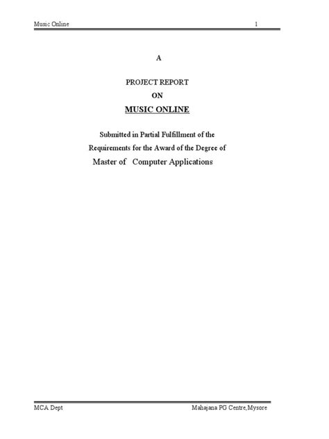 Online Music Store Management System Project Report Pdf World Wide