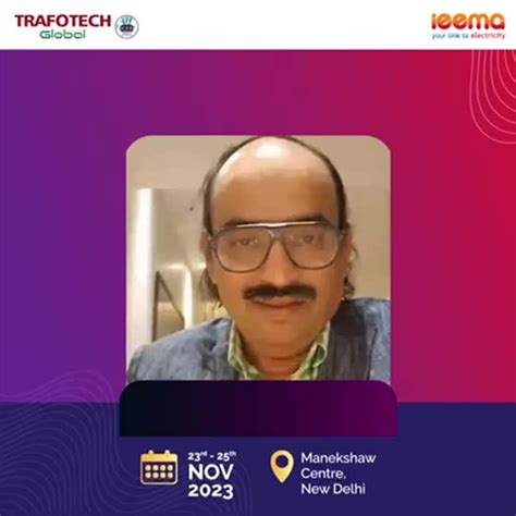 Video Prakash R On Linkedin Mr Prakash R Member Of The Organizing Committee For Trafotech