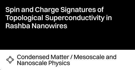 Spin And Charge Signatures Of Topological Superconductivity In Rashba