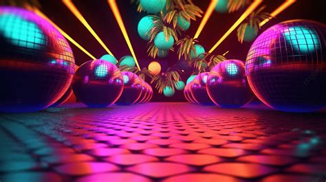 3d 렌더링된 복고풍 디스코 배경 복고풍 미래 복고풍 미래주의 레트로 디스코 배경 일러스트 및 사진 무료 다운로드 Pngtree