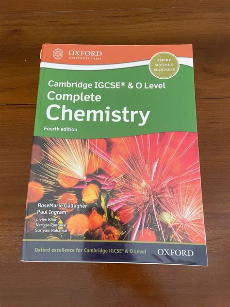 Cambridge Igcse And O Level Chemisty Textbook 5th Edition Hobbies And Toys Books And Magazines