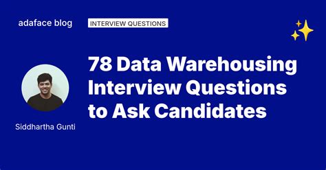 78 Data Warehousing Interview Questions Adaface