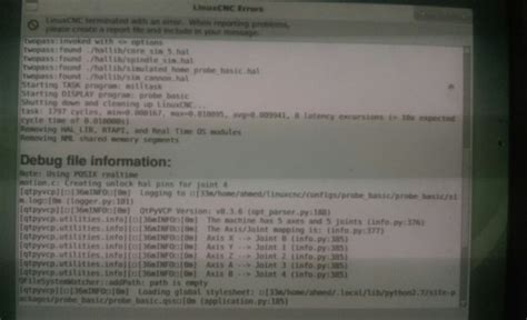 Help Probe Basic Linuxcnc Not Opening LinuxCNC