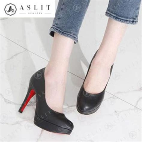 Aslit 애슬릿 여성 둥근 가보시 하이 힐 구두 펌프스 11cm 핫트랙스