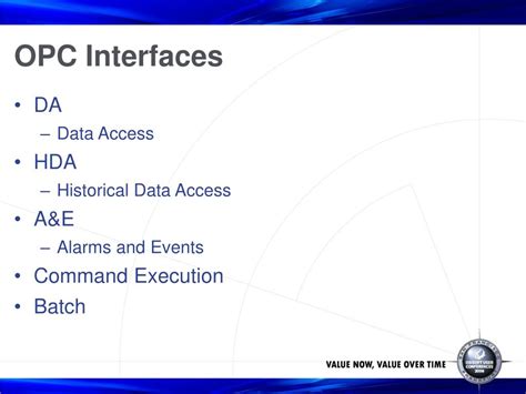 Ppt Putting Opc To Work Osisofts Opc Architecture Powerpoint