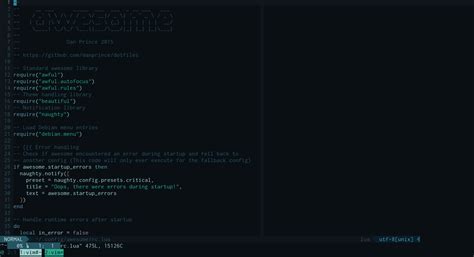 Neovim Vim Split Overflow Vi And Vim Stack Exchange