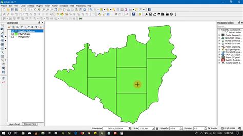 Divide A Polygon Into Equal Parts Or Equal Areas In Qgis 2 X YouTube