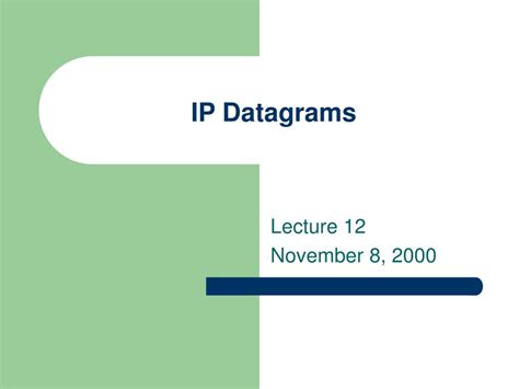 Ppt Ip Datagrams Powerpoint Presentation Free Download Id3029094