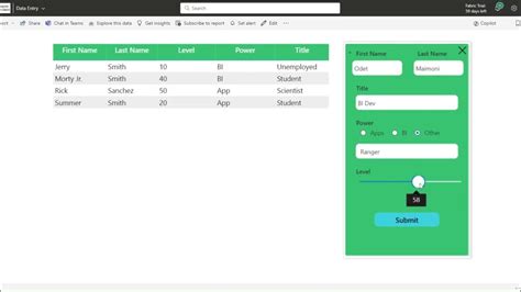 Entering Data Into A Database From Power Bi Soon Youtube