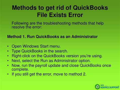 PPT Whats QuickBooks File Exists Error And How To Rectify It PowerPoint Presentation ID