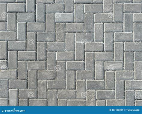 Grey Paving Slabs With Rectangular Shape Sidewalk Decoration With Rough Structure Geometric