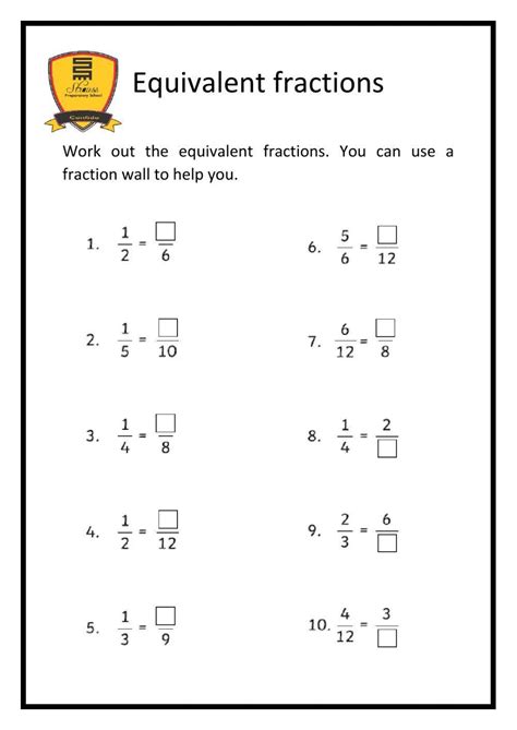 Equivalent Fractions Worksheets Math Monks Worksheets Library