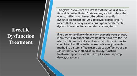 Ppt Erectile Dysfunction Treatment Options Powerpoint Presentation