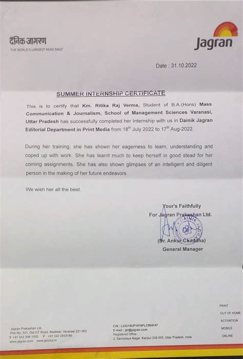 Ritika Raj Verma On Linkedin I Am Happy To Inform That I Have