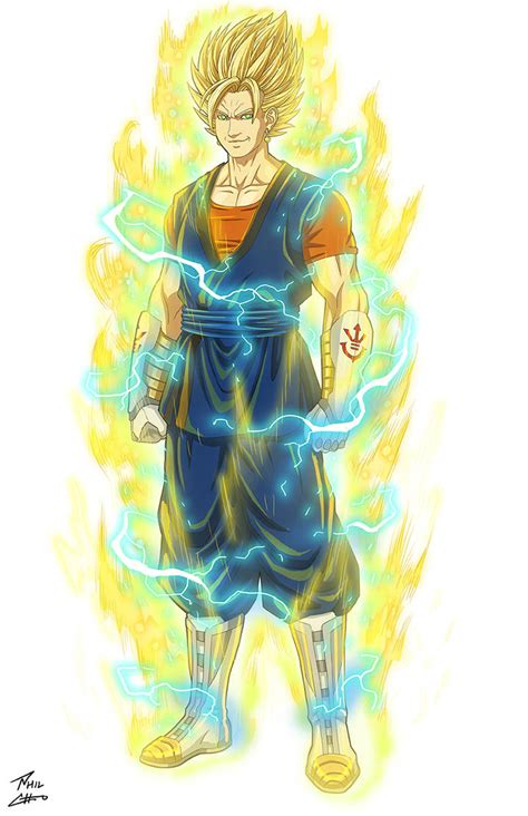 Super Saiyan Vegito 02 Dbu By Phil Cho On Deviantart