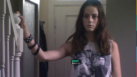 Skins Wardrobe Kaya Scodelario Is Wearing Topshop Sid And Nancy Tank