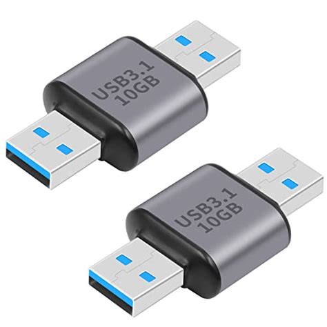 poyiccot usb a to usb a adapter usb3 1 male to usb 3 1 male adapter
