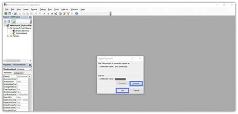 How To Digitally Sign Excel Macro Project Multiple Methods