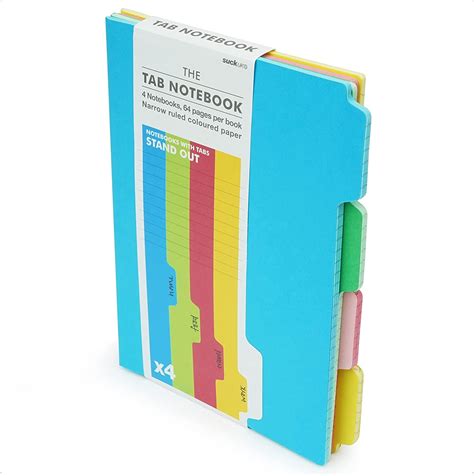 A5 Colorful Tab Notebook 256 Pages