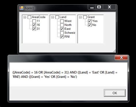 C How To Filter Datagridview Using Treeview Checkboxes Stack Overflow