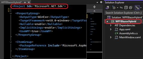 Lets Create Wpf Blazor Hybrid App