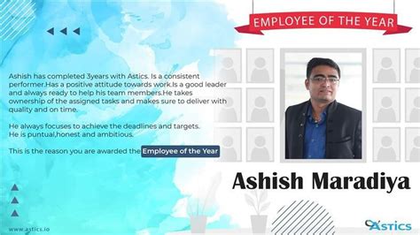 Astics On Linkedin Congratulations Employeeoftheyear Aavgo